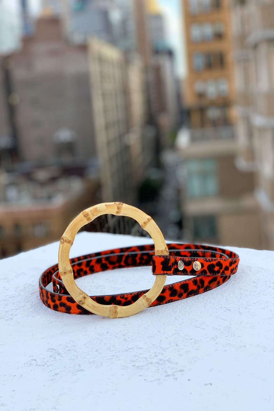 Red Leopard Dog Leash | Luxury Lead Made in Italy For Small Dogs – Shaya